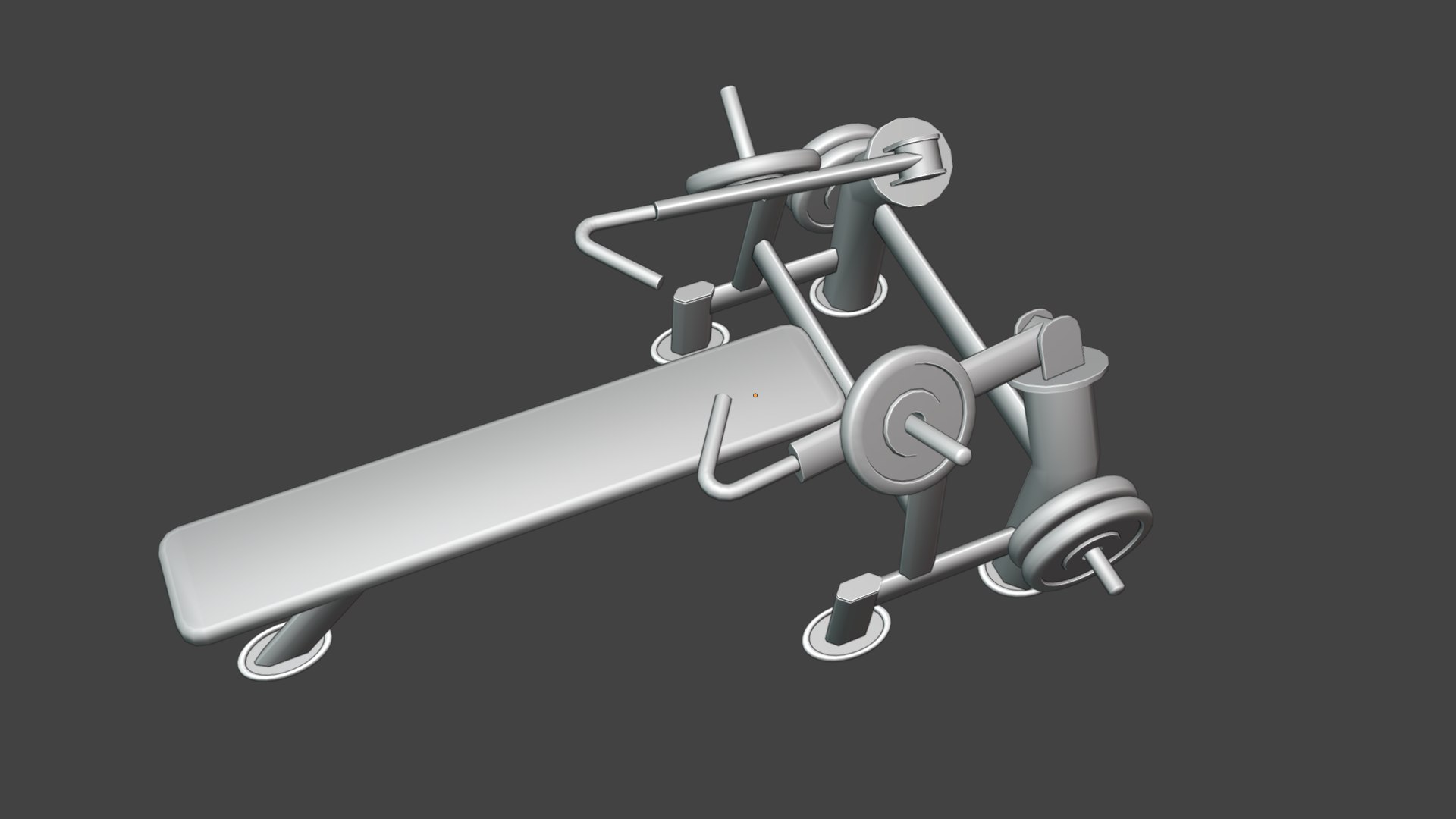 3D Bench Press Model - TurboSquid 2146013