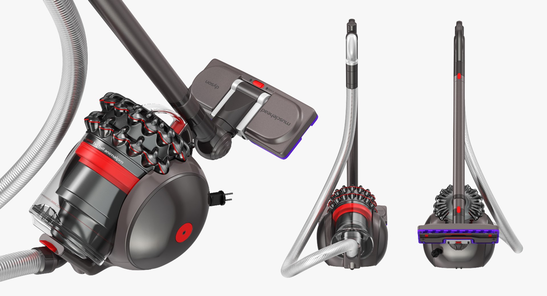 Bagless Vacuum Cleaner Dyson 3D Model - TurboSquid 1408769