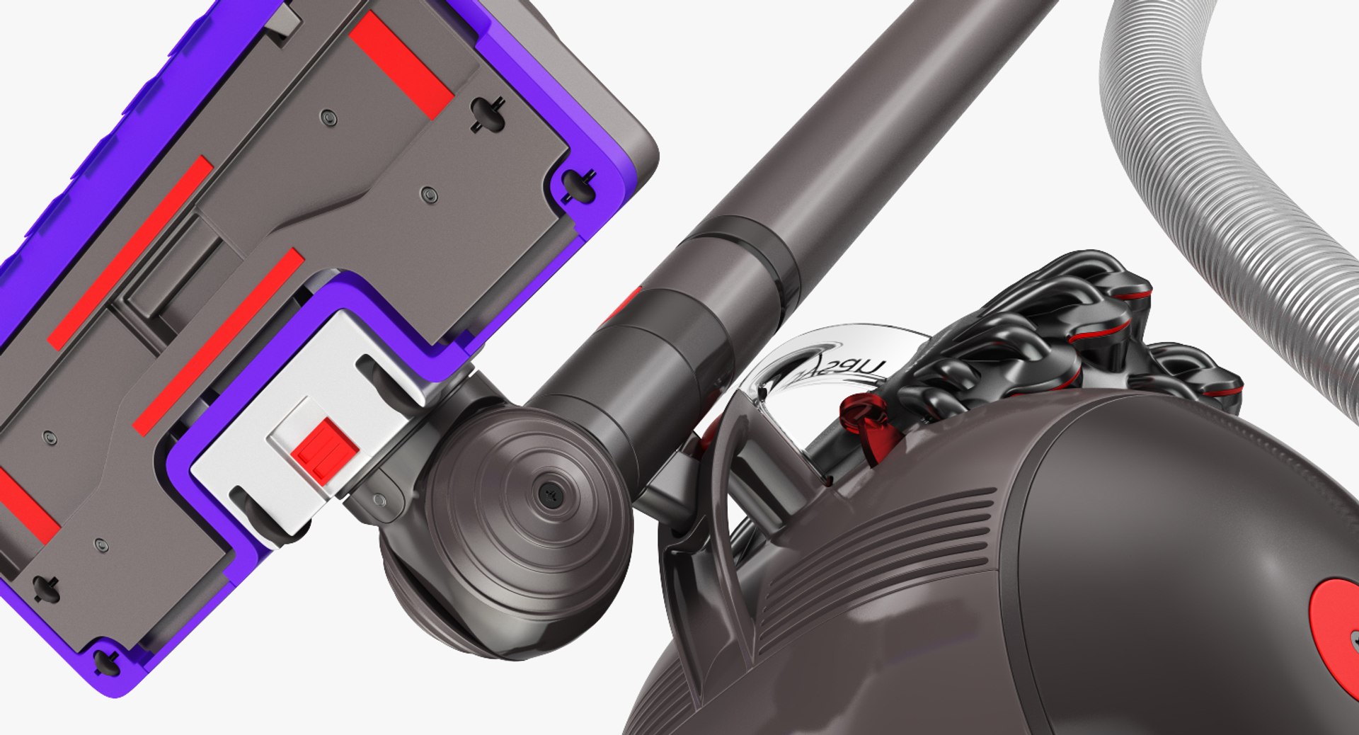 Bagless Vacuum Cleaner Dyson 3D Model - TurboSquid 1408769