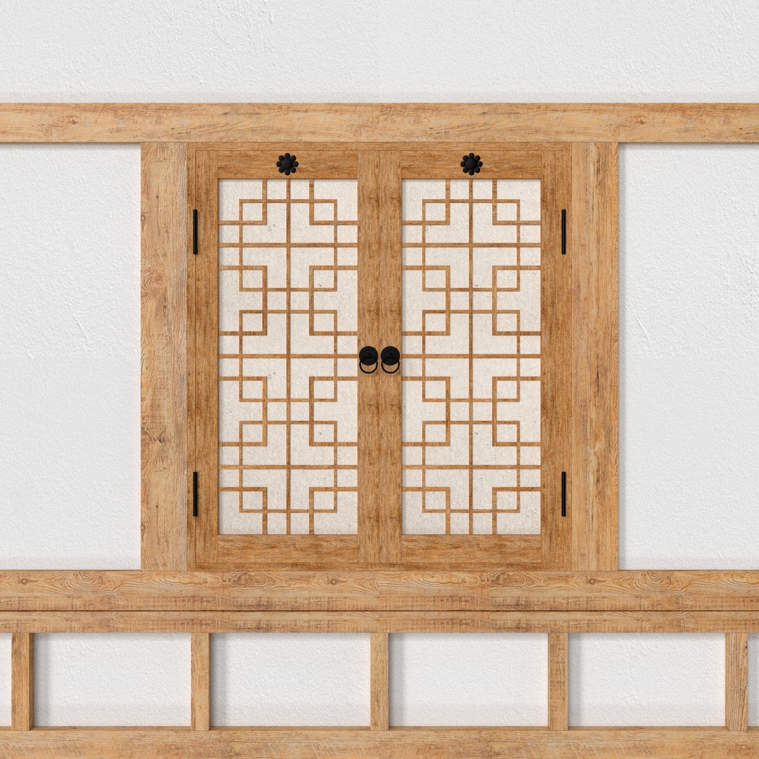 3D Korean Window Frame SET - TurboSquid 1753552