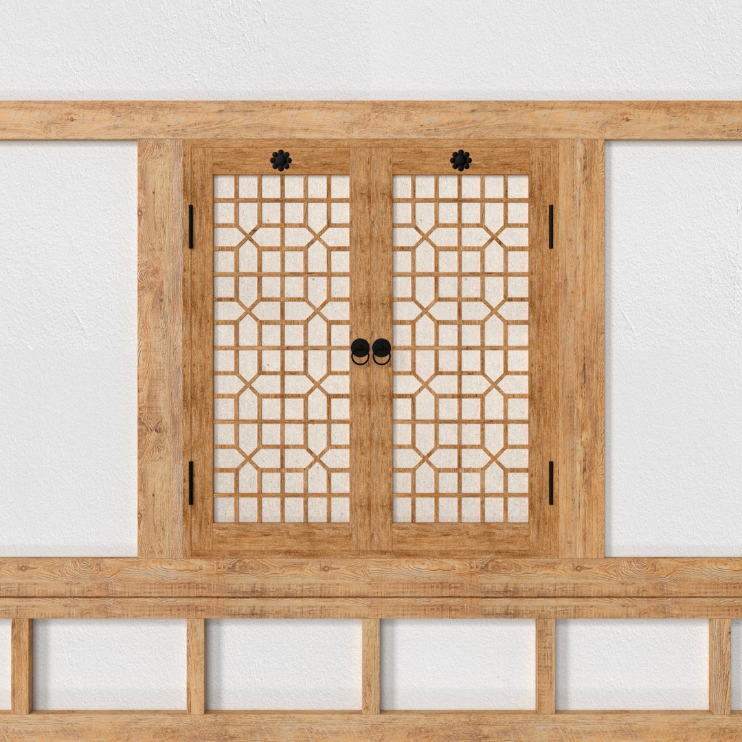 3D Korean Window Frame SET - TurboSquid 1753552