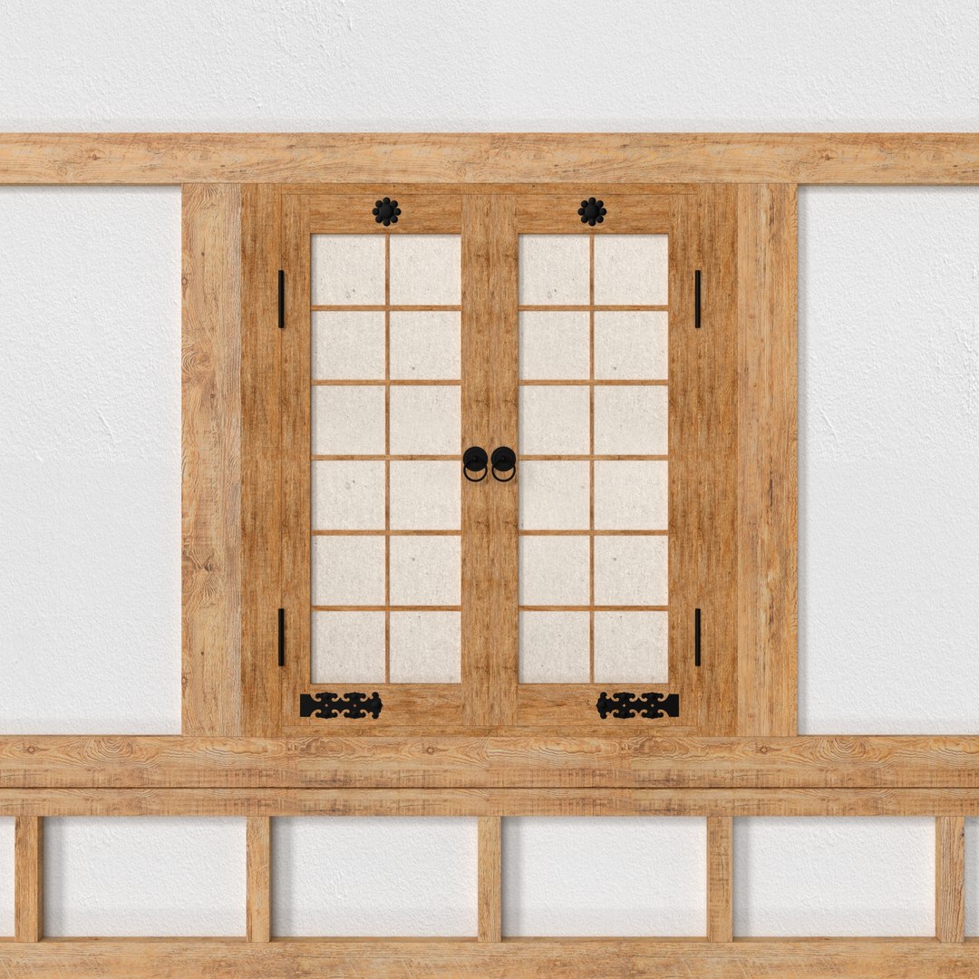 3D Korean Window Frame SET - TurboSquid 1753552