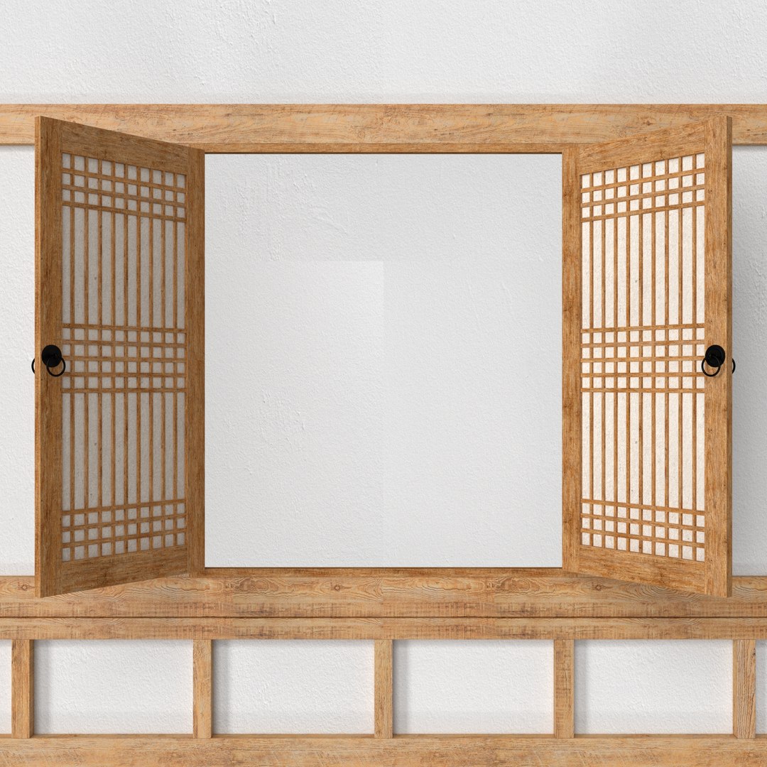 3D Korean Window Frame SET - TurboSquid 1753552