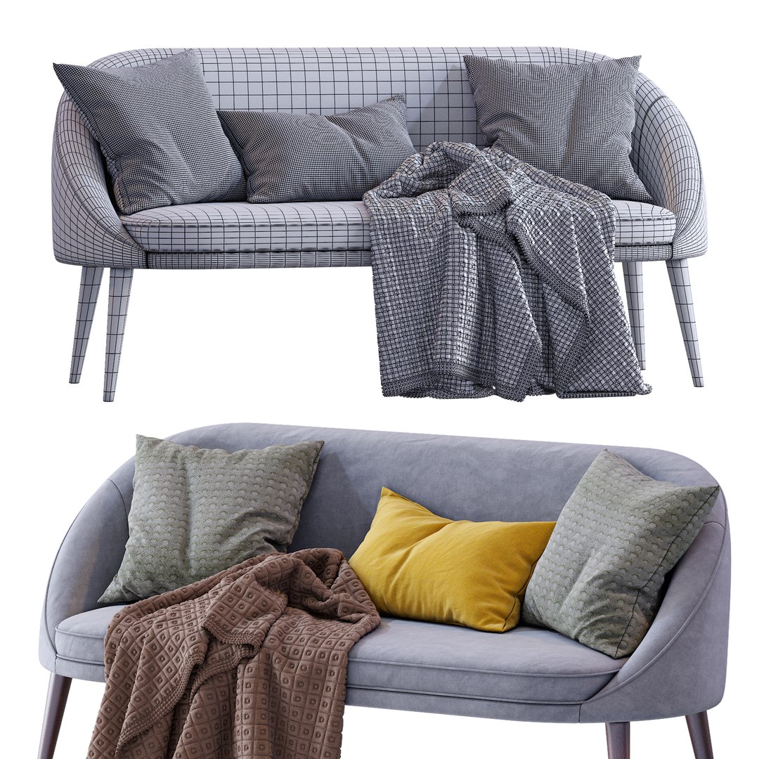 Oreved Sofa By Jysk 3D Model - TurboSquid 1732972