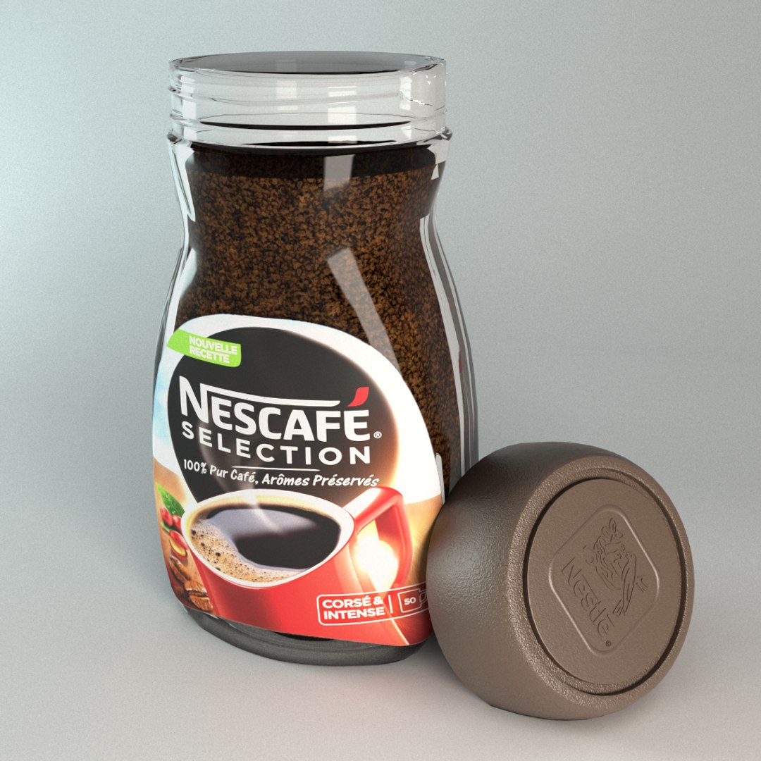 3D Nescafe Selection Coffee Container Model - TurboSquid 1312342