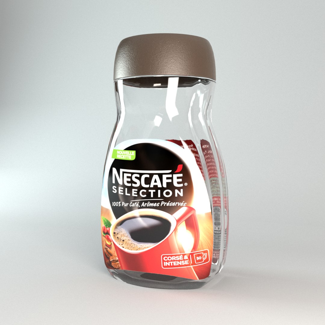 3D Nescafe Selection Coffee Container Model - TurboSquid 1312342