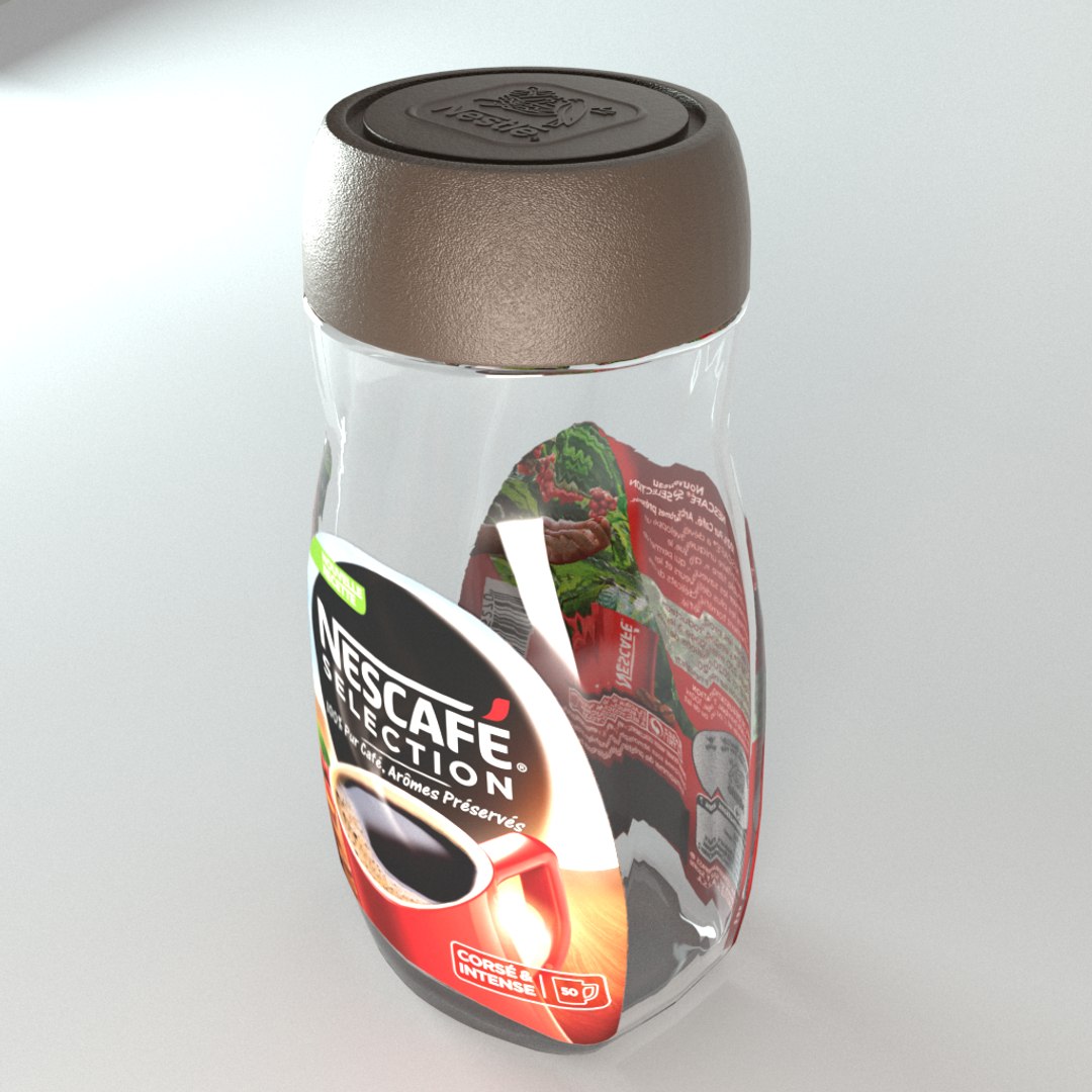 3D Nescafe Selection Coffee Container Model - TurboSquid 1312342