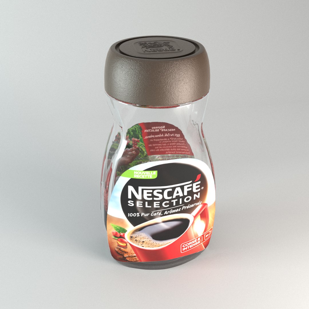 3D Nescafe Selection Coffee Container Model - TurboSquid 1312342