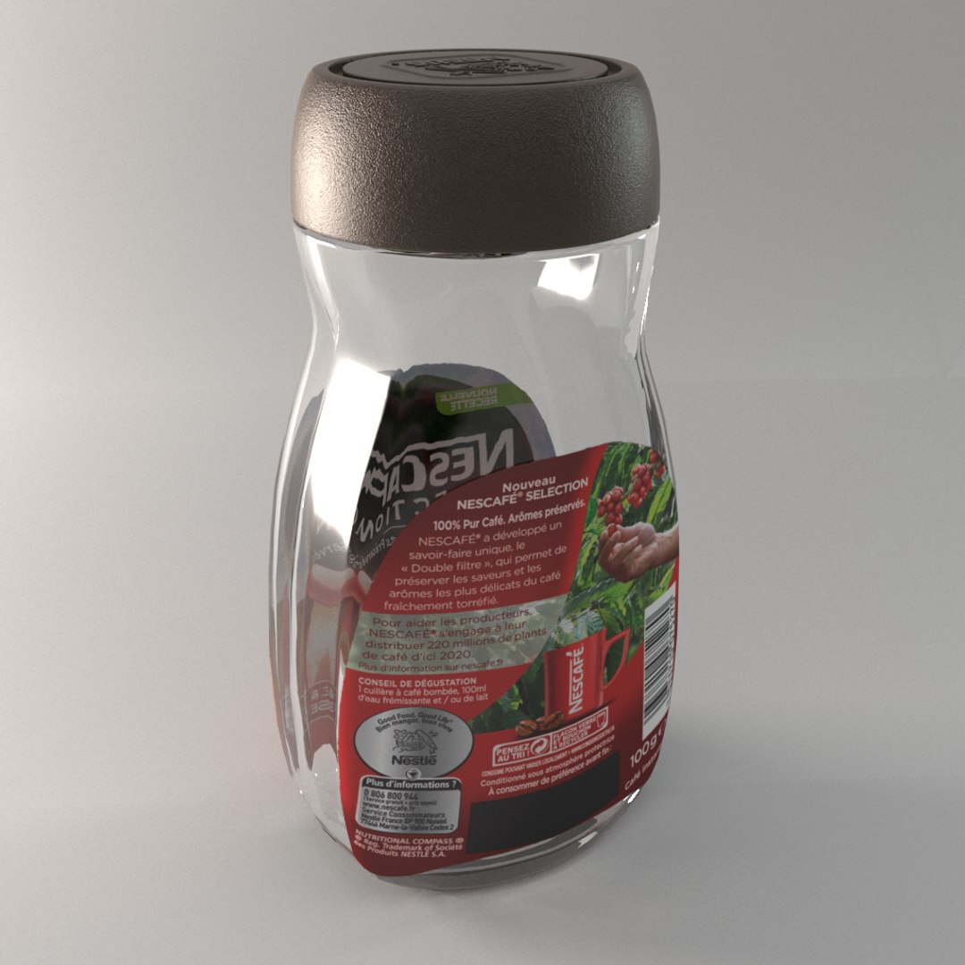 3D Nescafe Selection Coffee Container Model - TurboSquid 1312342