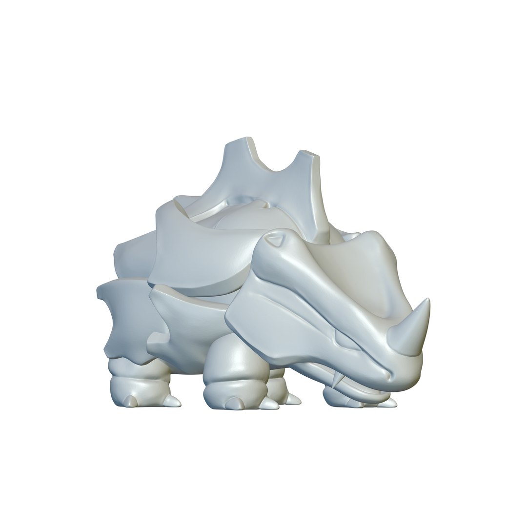 Pokemon Rhyhorn 111 - Optimized For 3D Printing 3D Model - TurboSquid ...