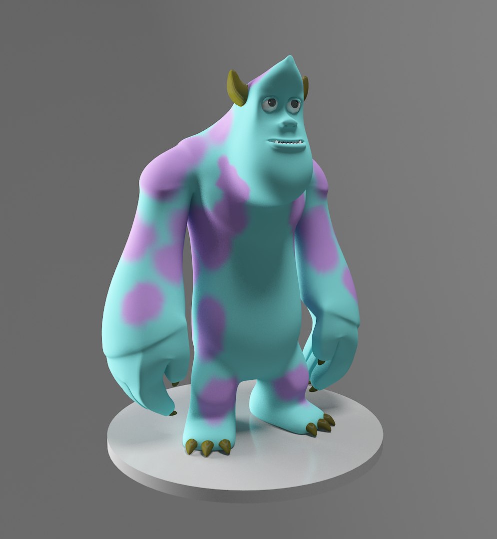 Cartoon Sullivan 3D Model - TurboSquid 1341236