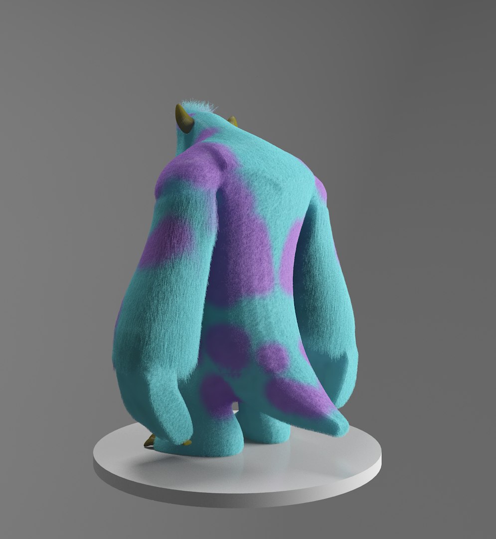 Cartoon Sullivan 3D Model - TurboSquid 1341236