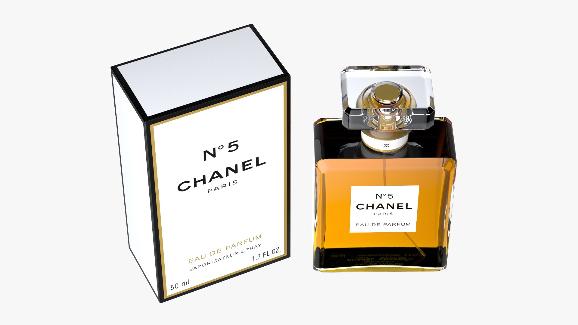 Chanel Perfume Bottles With Boxes 3D - TurboSquid 1880890