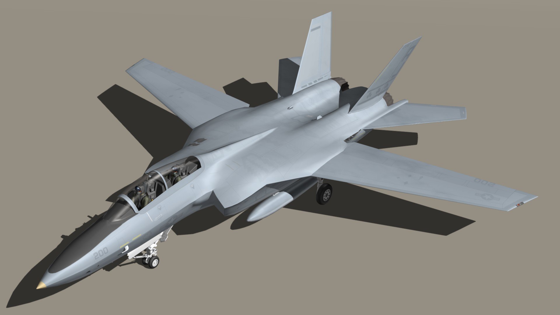 ST35M Fictional Fighter Jet Model - TurboSquid 1997101