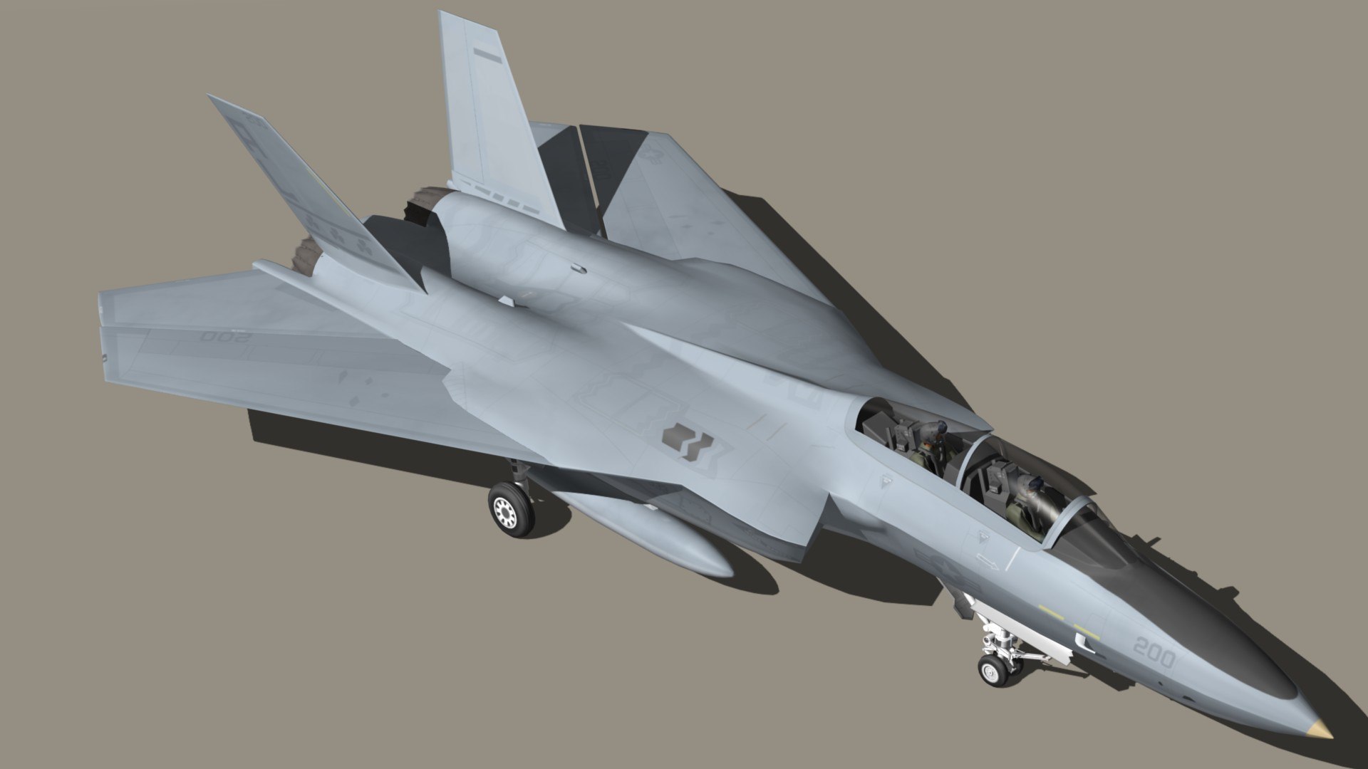 ST35M Fictional Fighter Jet Model - TurboSquid 1997101
