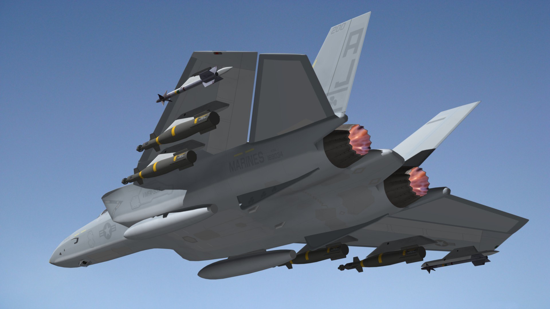 ST35M Fictional Fighter Jet Model - TurboSquid 1997101