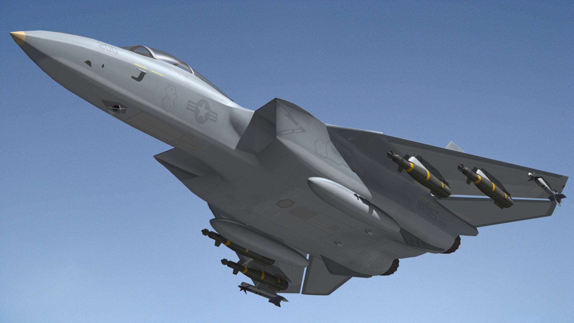 ST35M Fictional Fighter Jet Model - TurboSquid 1997101