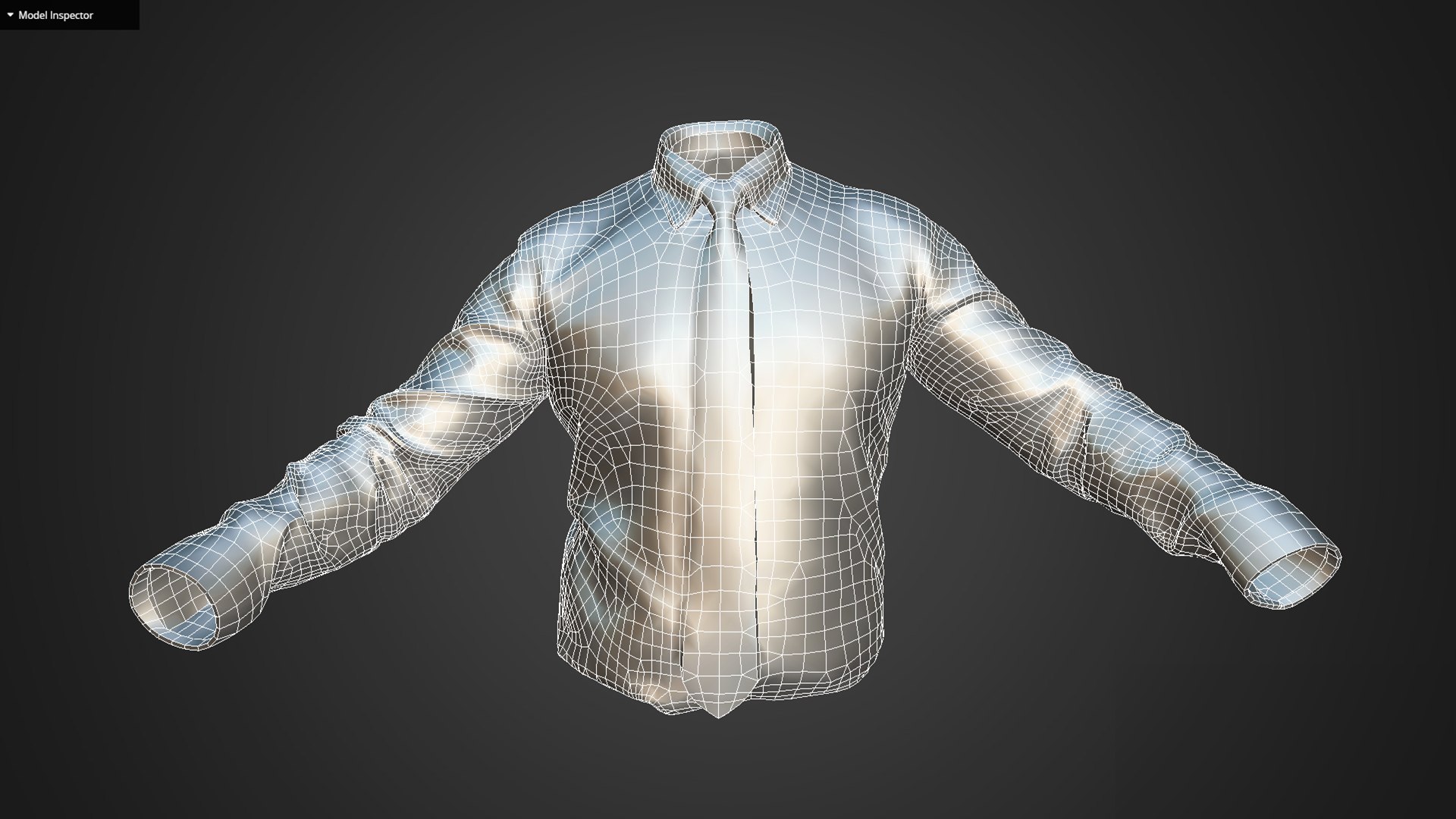 3D model Game Ready Skyblue Shirts and Tie - TurboSquid 2094408
