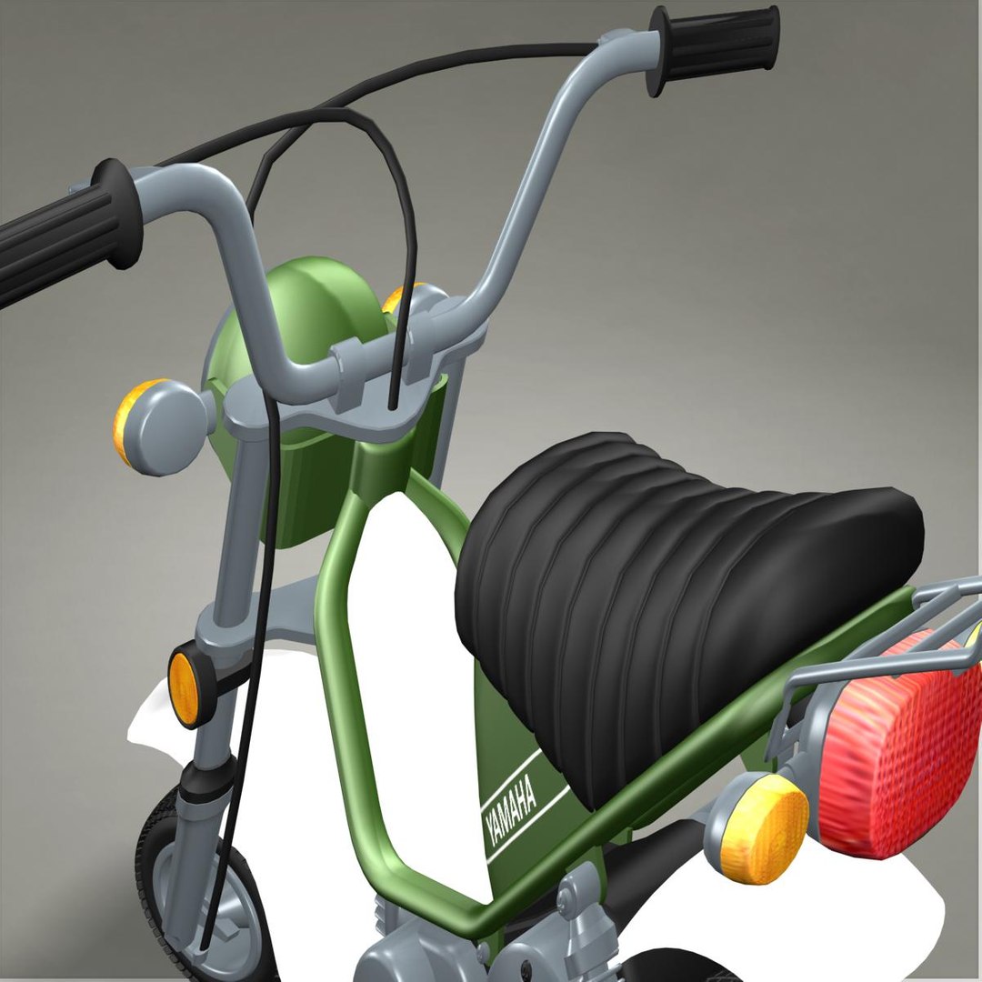 Yamaha Chappy Minibike 3d Model