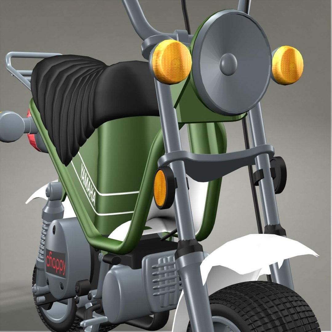 Yamaha Chappy Minibike 3d Model