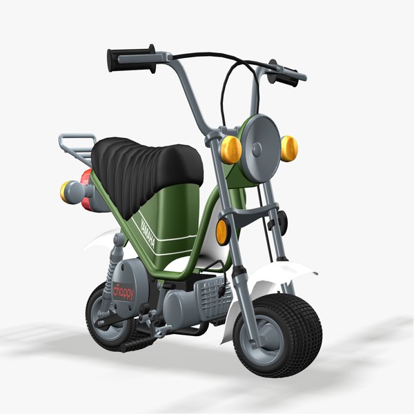 yamaha chappy minibike 3d model