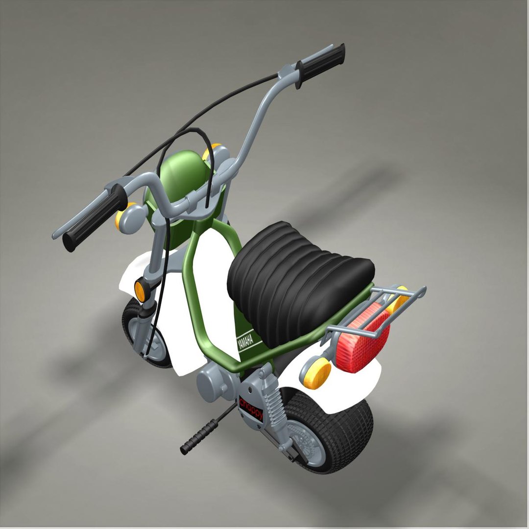 Yamaha Chappy Minibike 3d Model