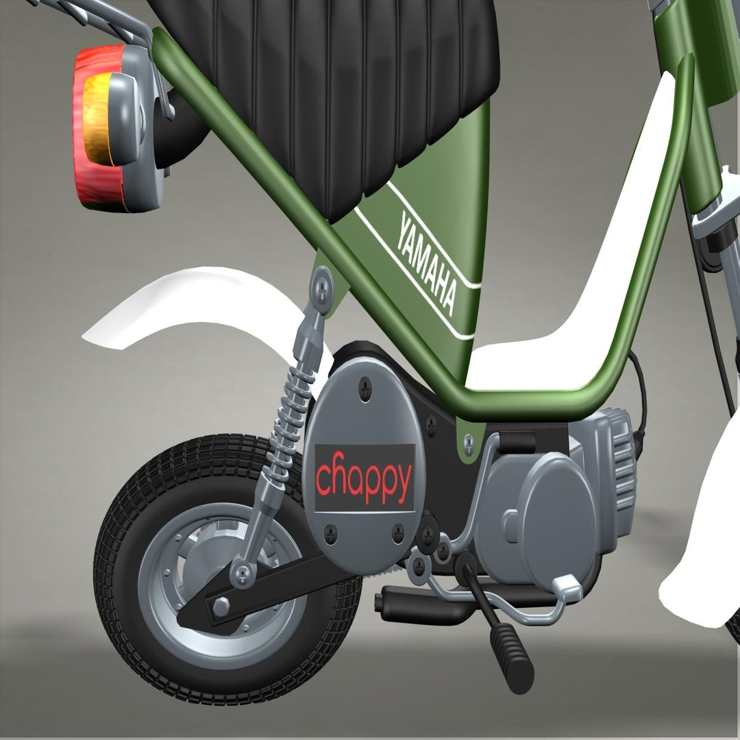 Yamaha Chappy Minibike 3d Model