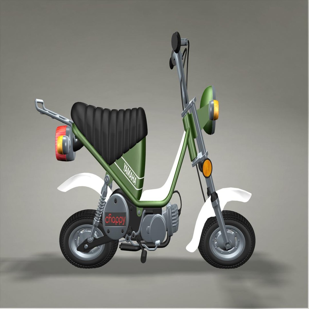 Yamaha Chappy Minibike 3d Model