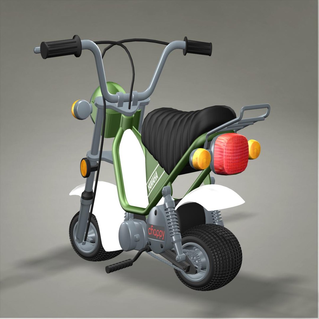 Yamaha Chappy Minibike 3d Model
