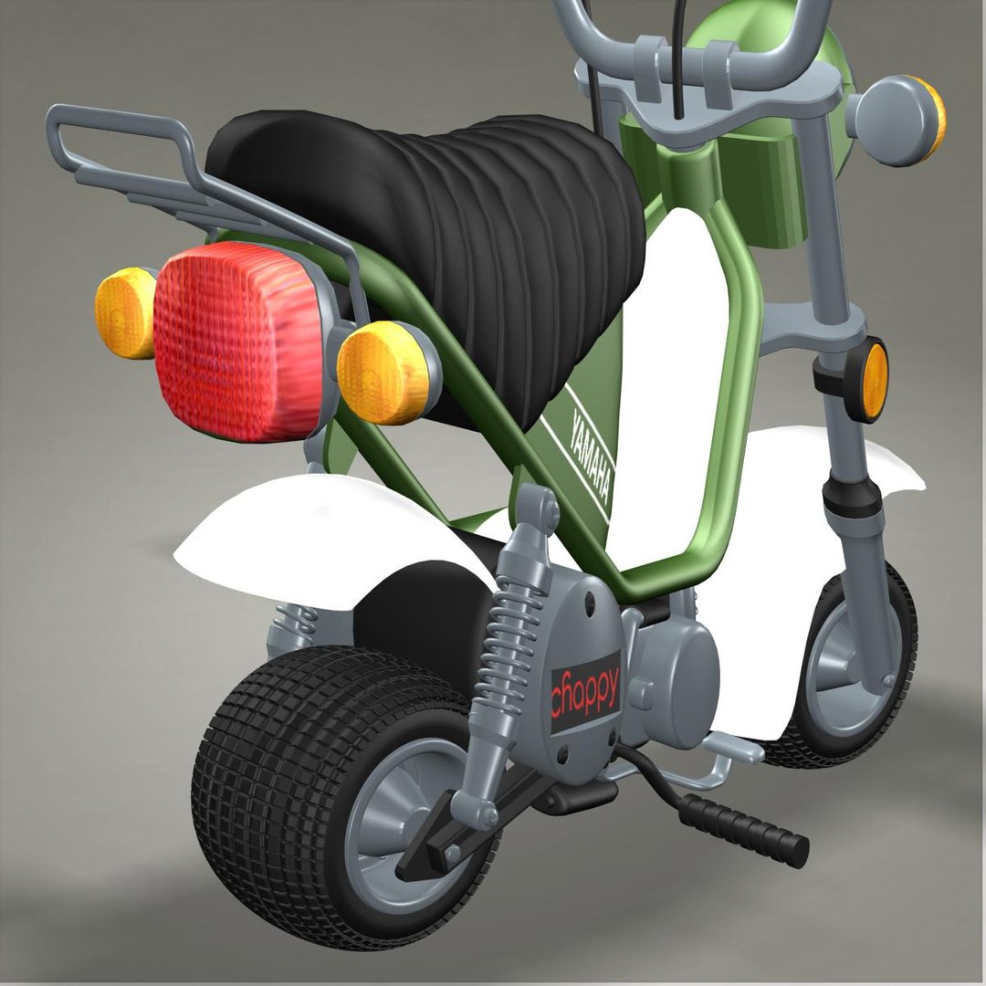 Yamaha Chappy Minibike 3d Model