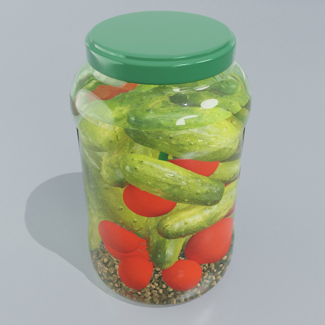 3D Jar Pickled Model - TurboSquid 1395816