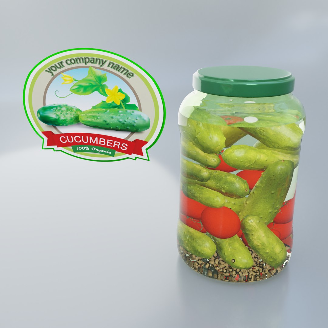 3D Jar Pickled Model - TurboSquid 1395816