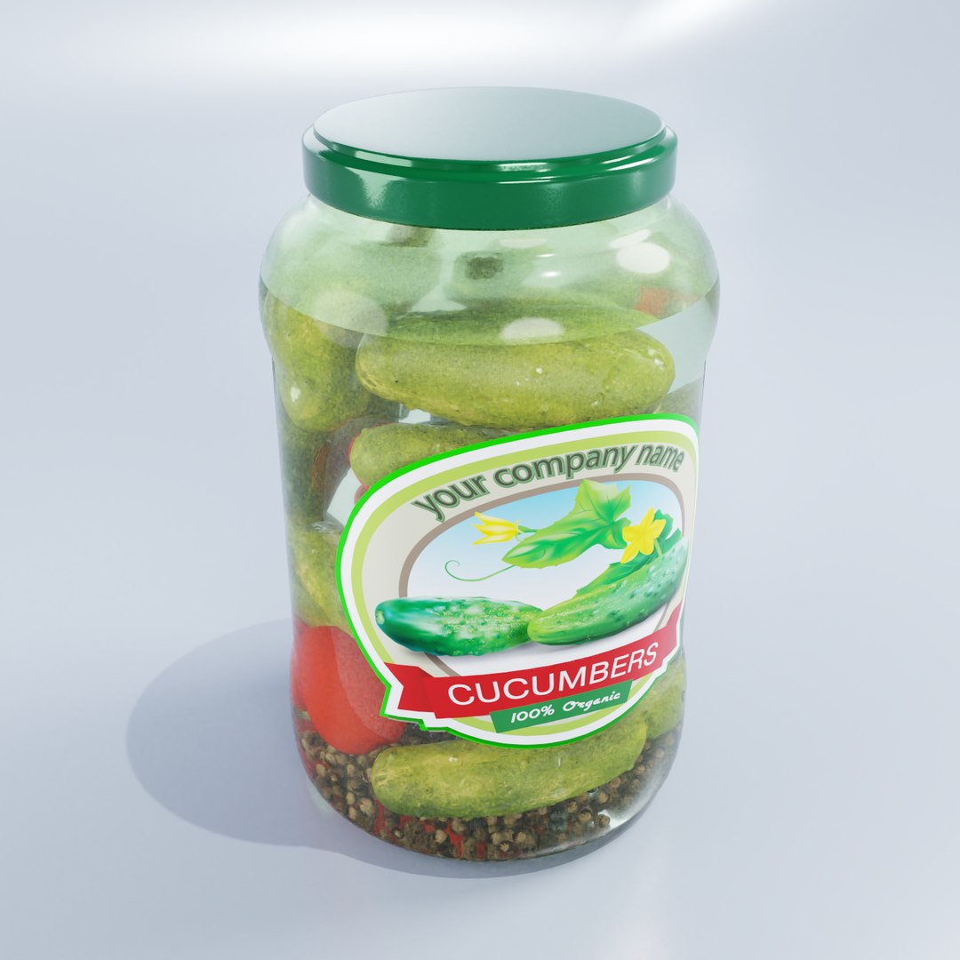 3D Jar Pickled Model - TurboSquid 1395816