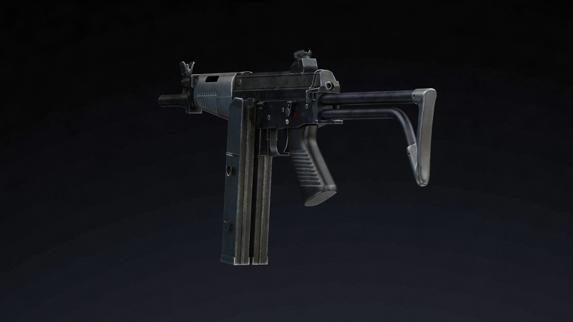 FAMAE SAF Low Poly 3D Model - TurboSquid 1874966