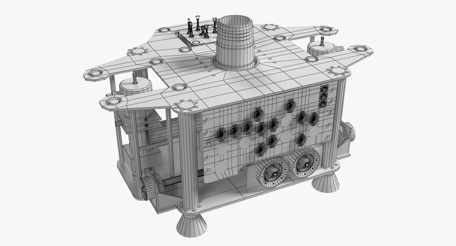 Christmas Tree Shxt Subsea 3d Model