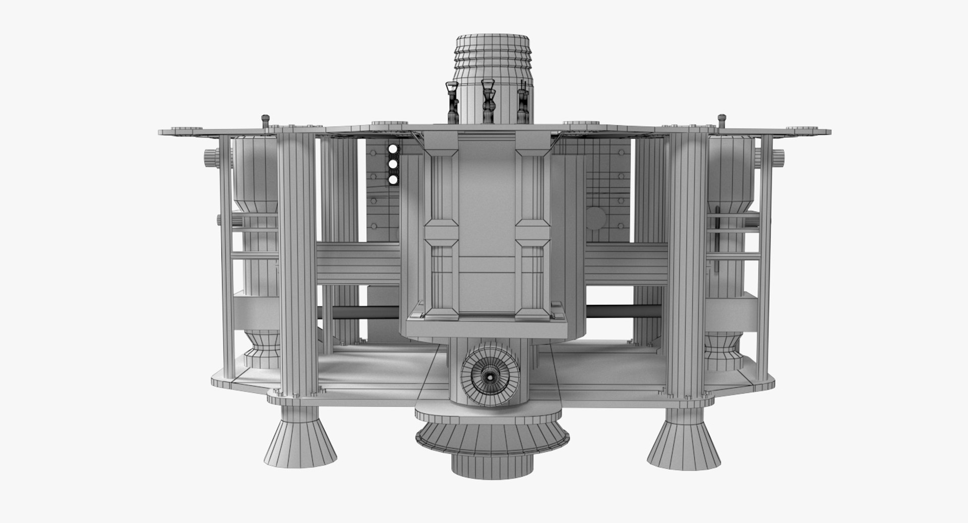 Christmas Tree Shxt Subsea 3d Model