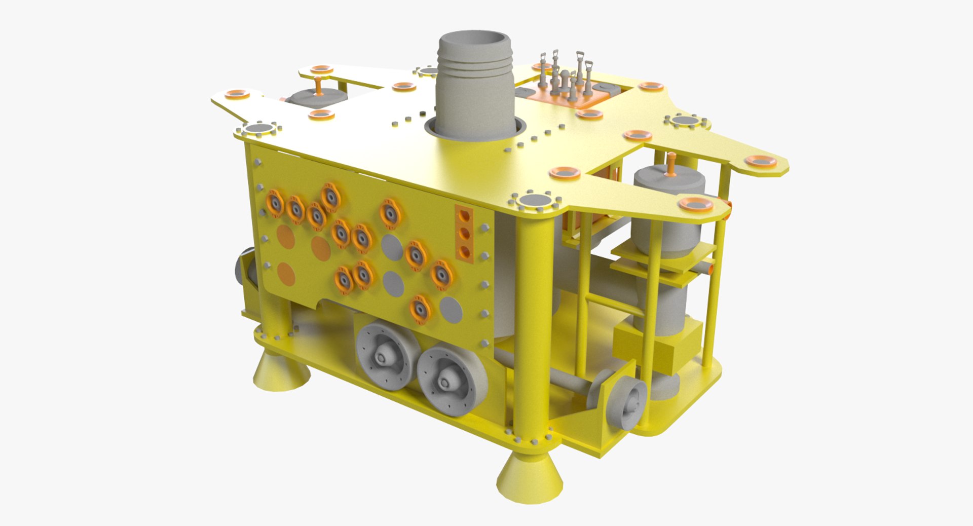 Christmas Tree Shxt Subsea 3d Model