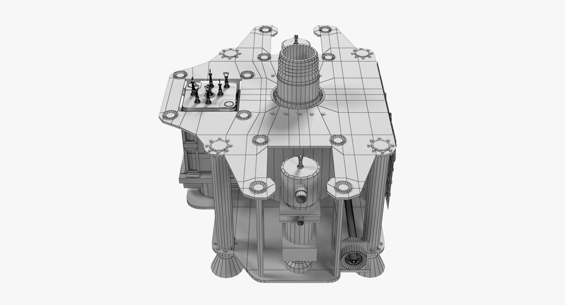 Christmas Tree Shxt Subsea 3d Model