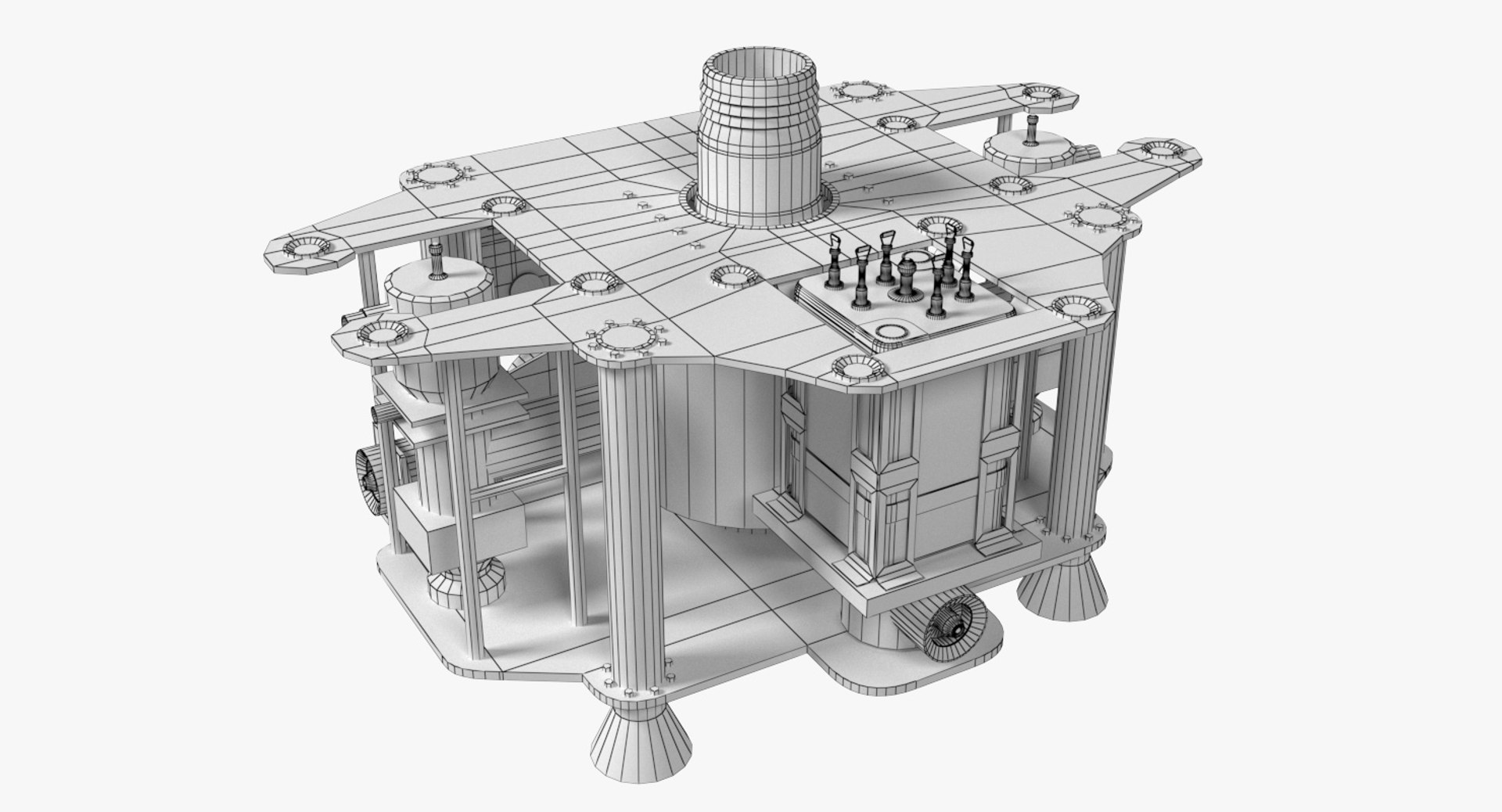 Christmas Tree Shxt Subsea 3d Model