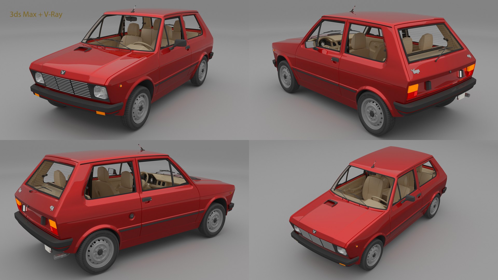 Yugo 45 3D Model - TurboSquid 1472193