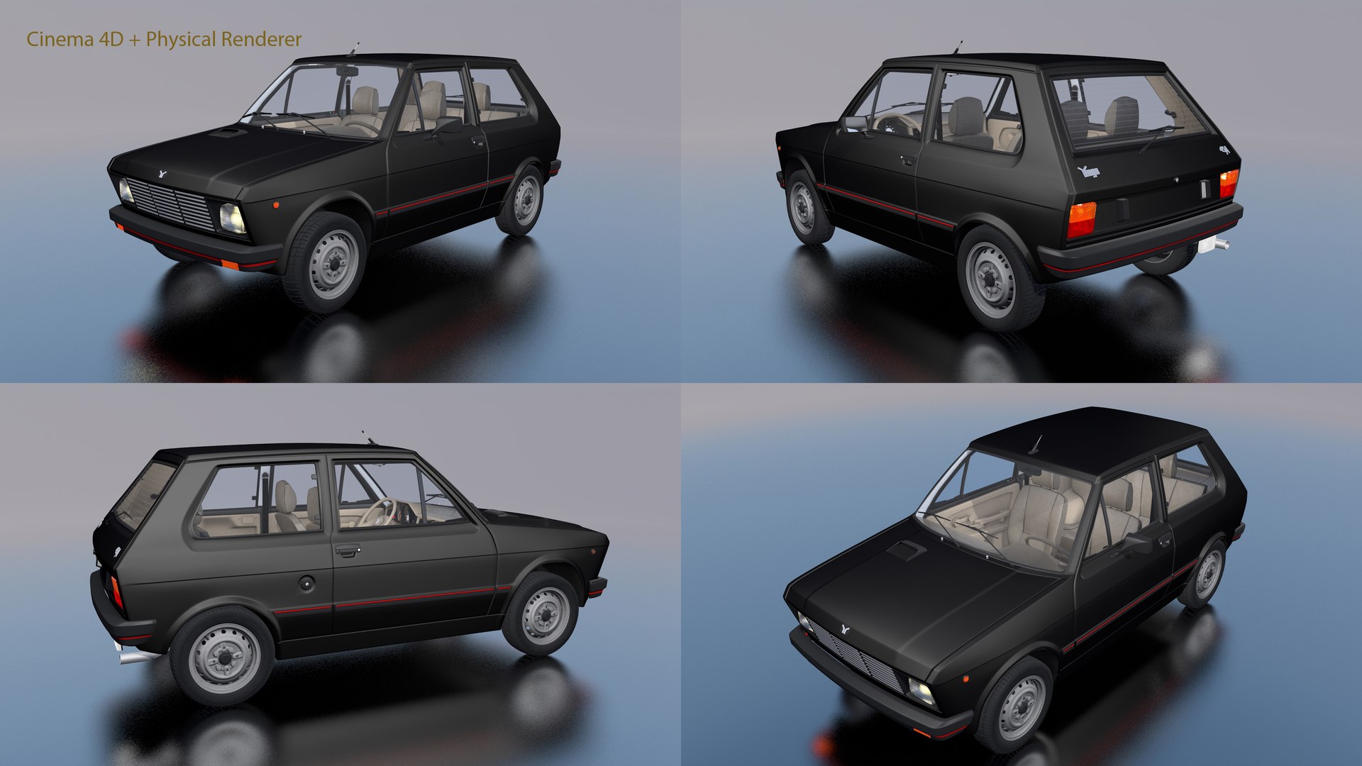 Yugo 45 3D Model - TurboSquid 1472193