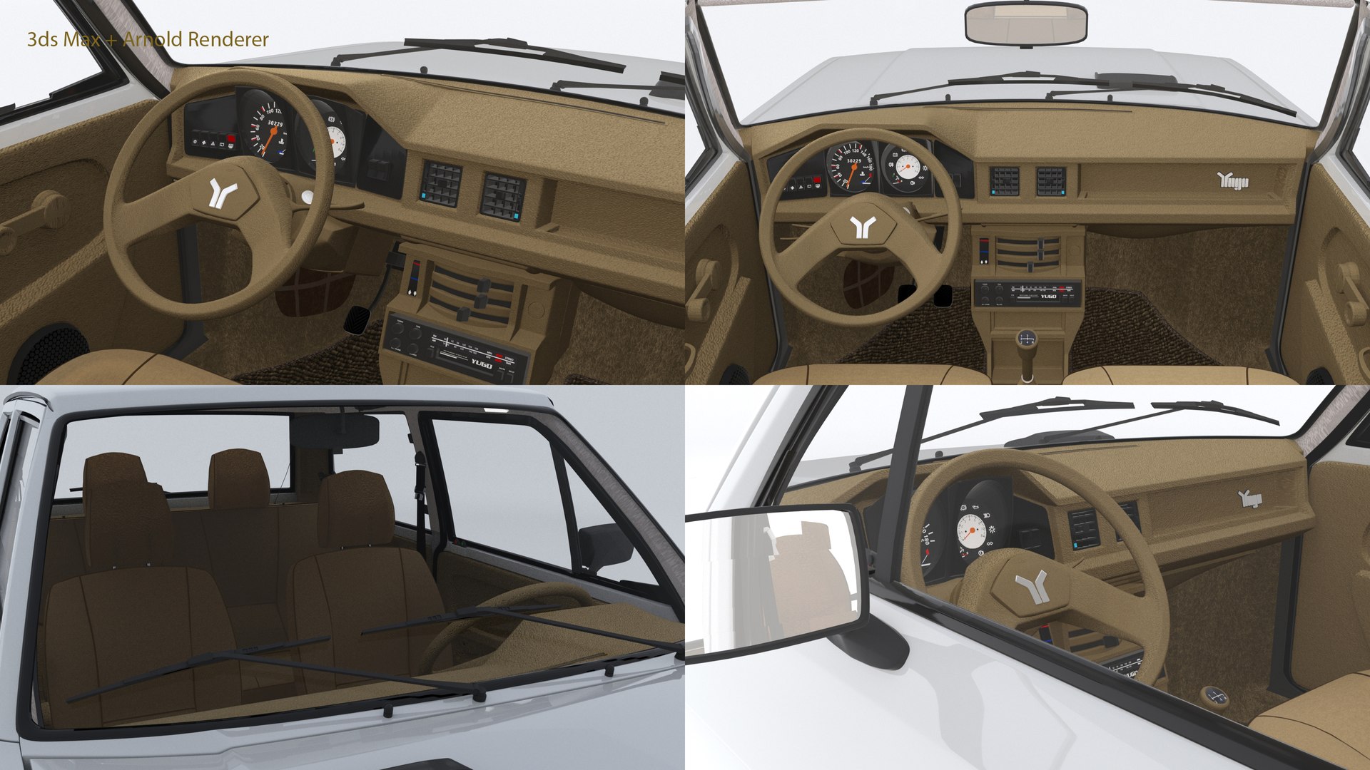 Yugo 45 3D Model - TurboSquid 1472193