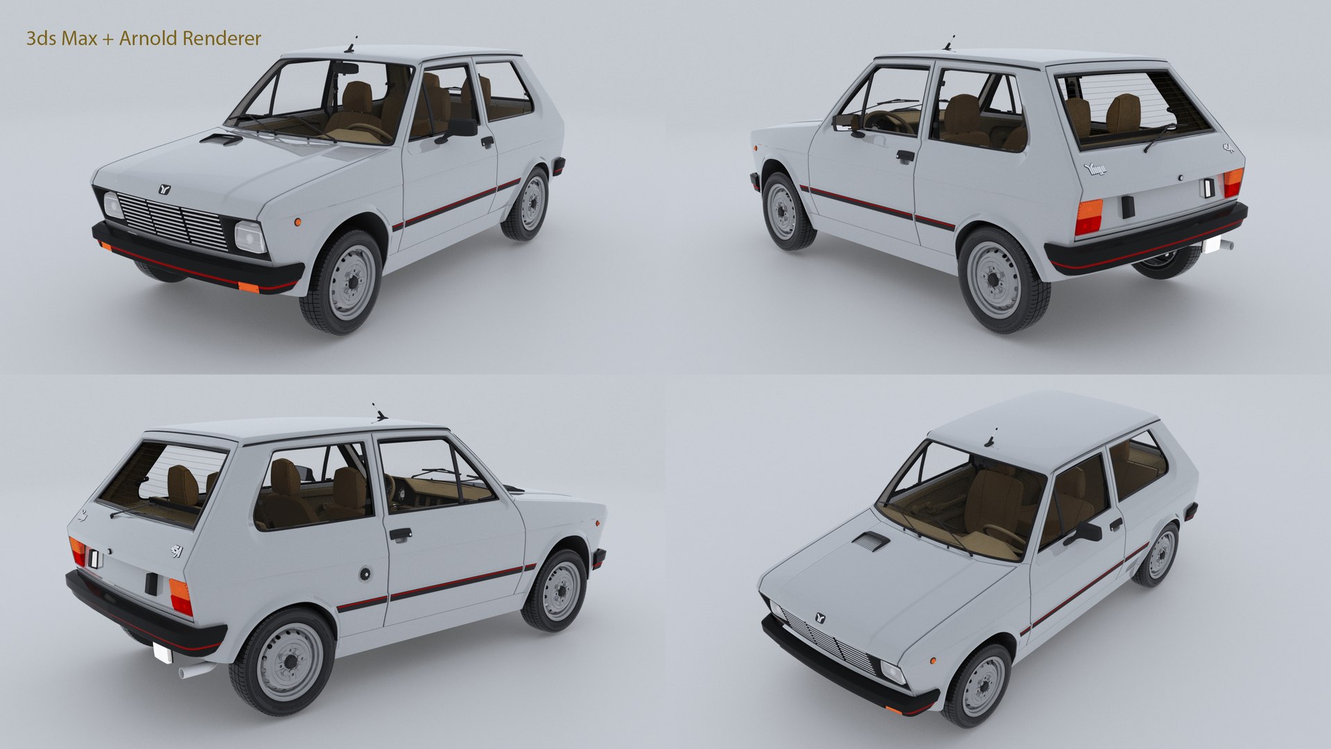 Yugo 45 3D Model - TurboSquid 1472193
