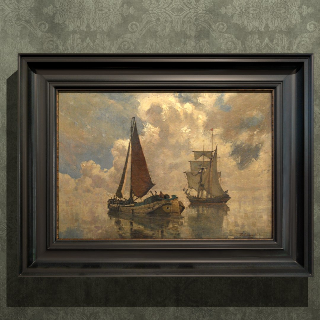 3ds Antique Oil Painting