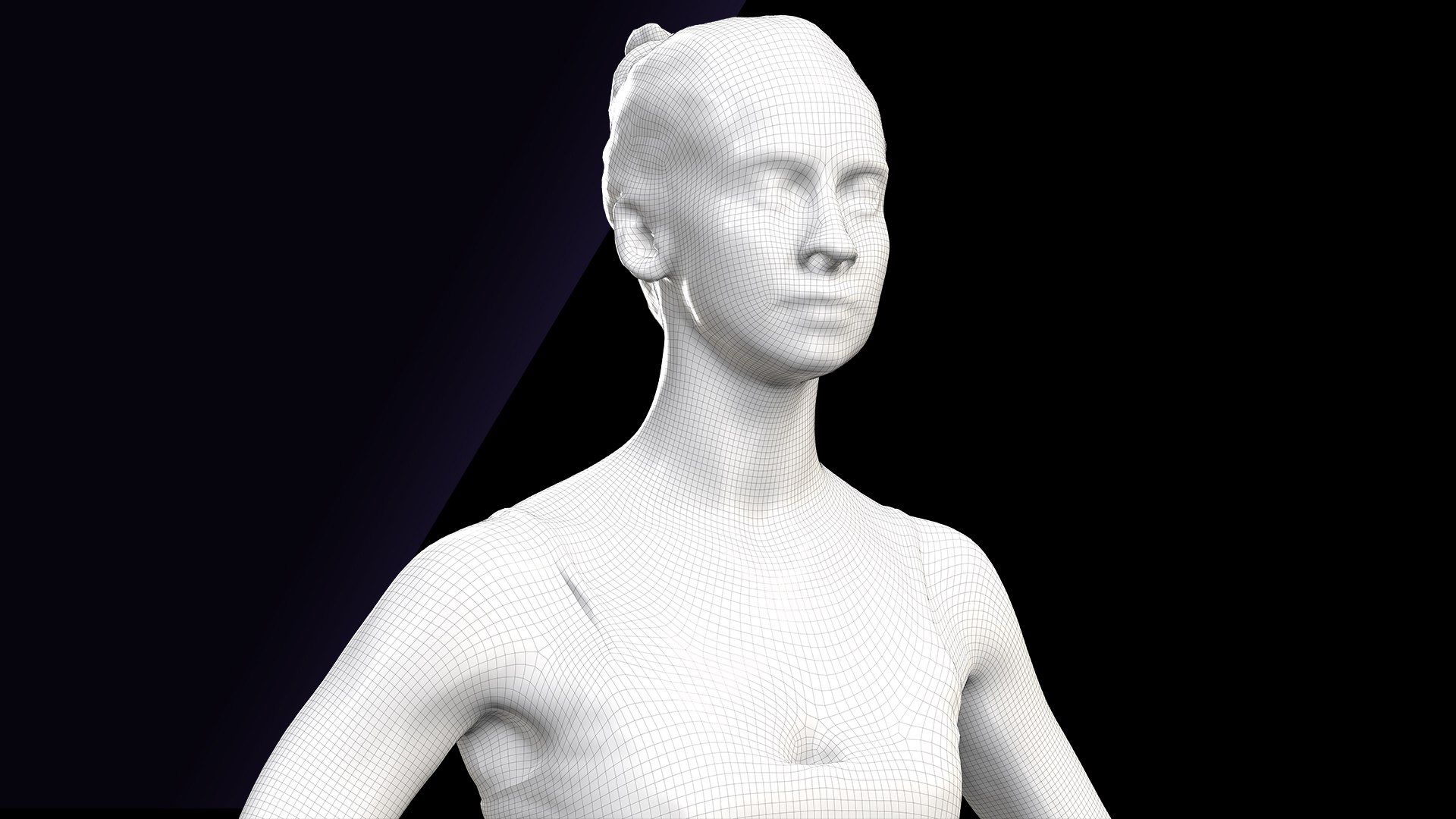 3D Model Cleaned A Pose Scan Zolzaya Underwear - TurboSquid 2126163