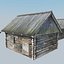 3d Model Of Russian Hut