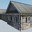 3d Model Of Russian Hut