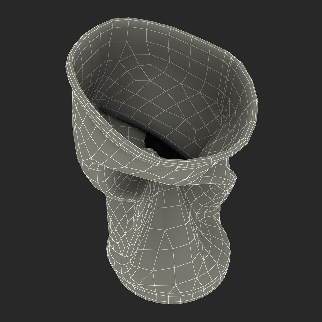 3d model crumpled drink cup coca cola