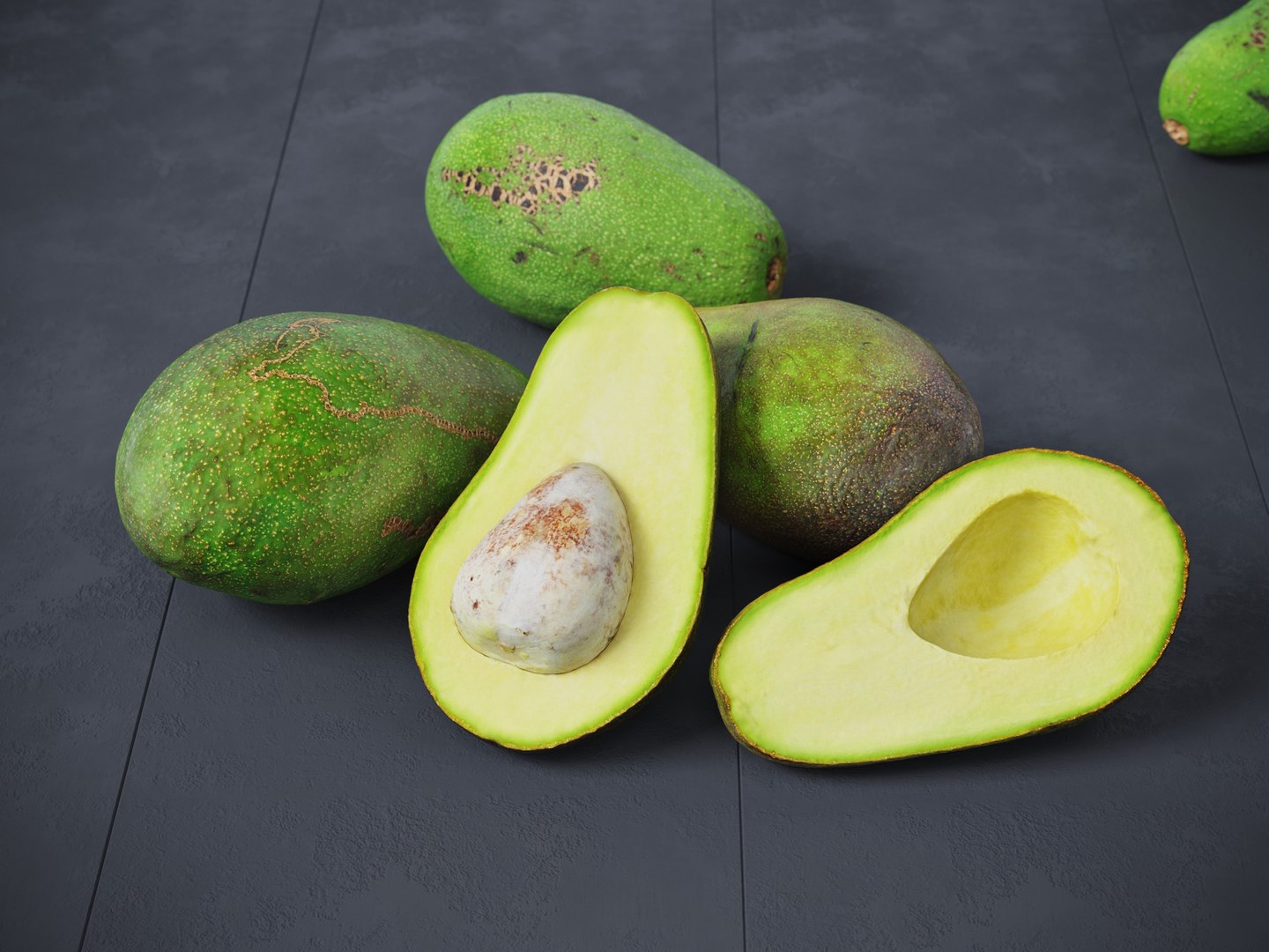 Avocados 3D - TurboSquid 2094326