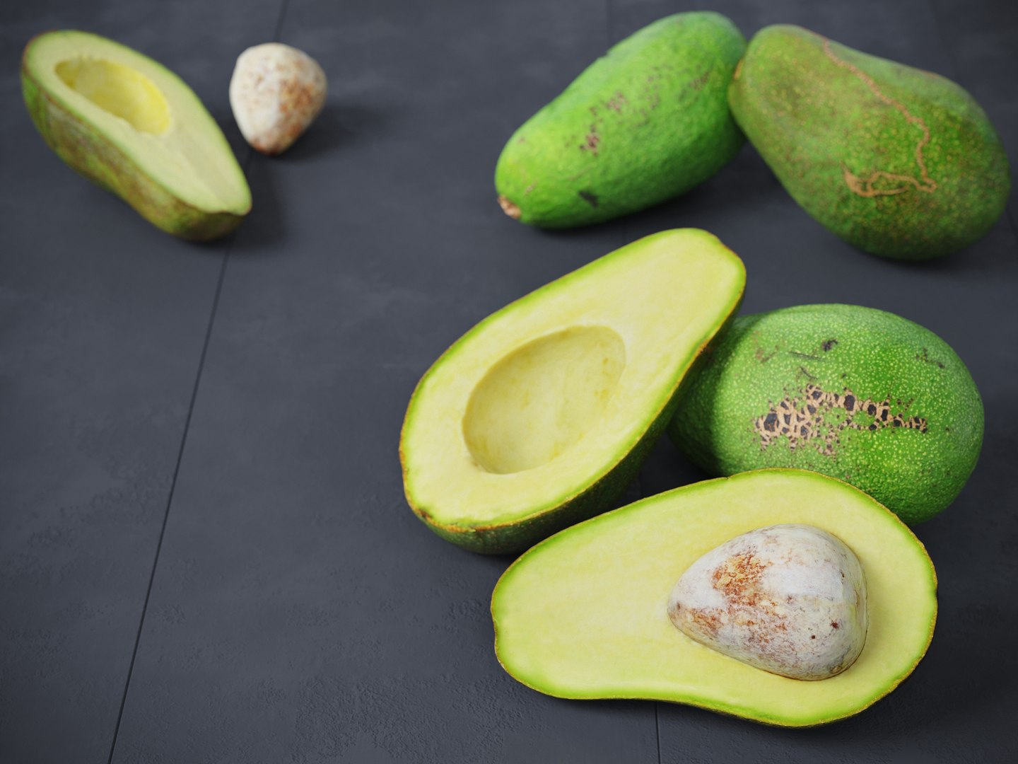 Avocados 3D - TurboSquid 2094326